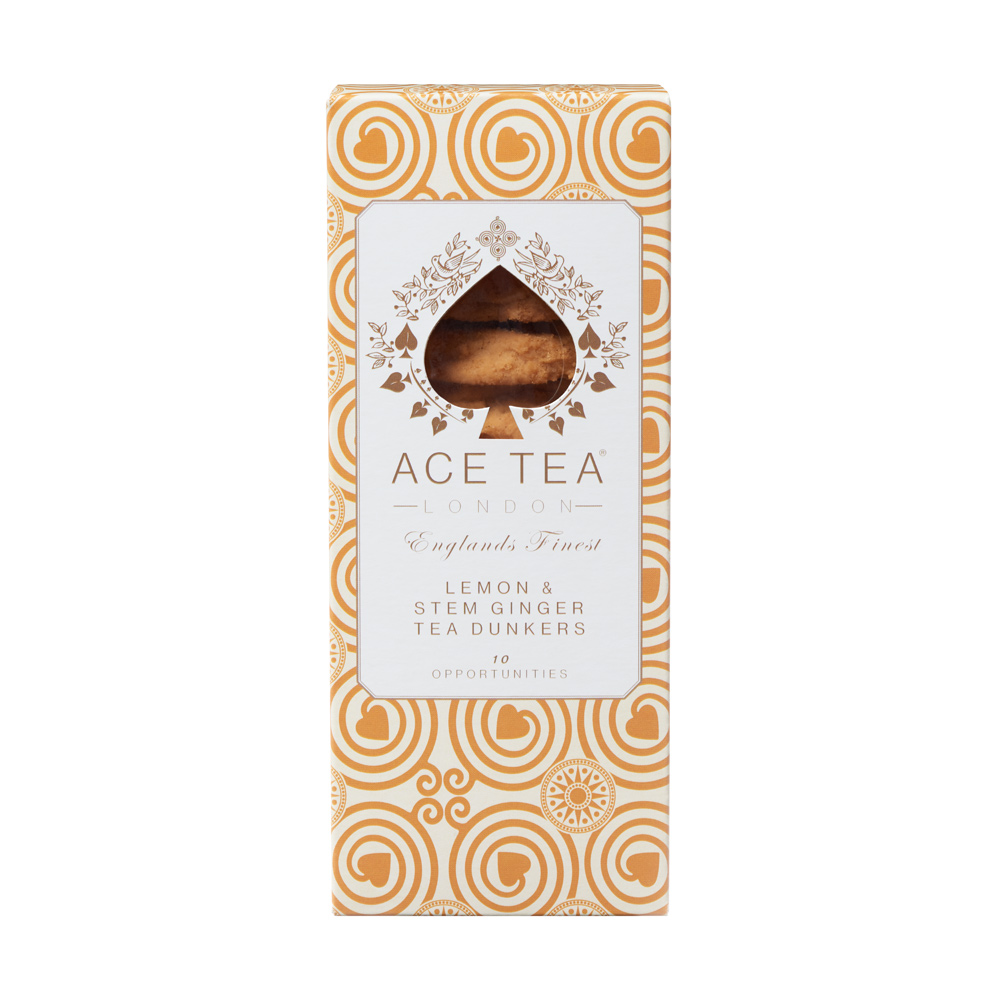 NEW – Lemon & Stem Ginger Tea Dunkers | Ace Tea London